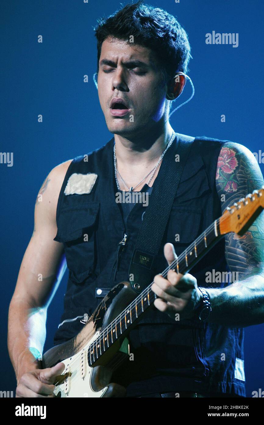 John Mayer performs live in concert at the Brixton Academy, London ...