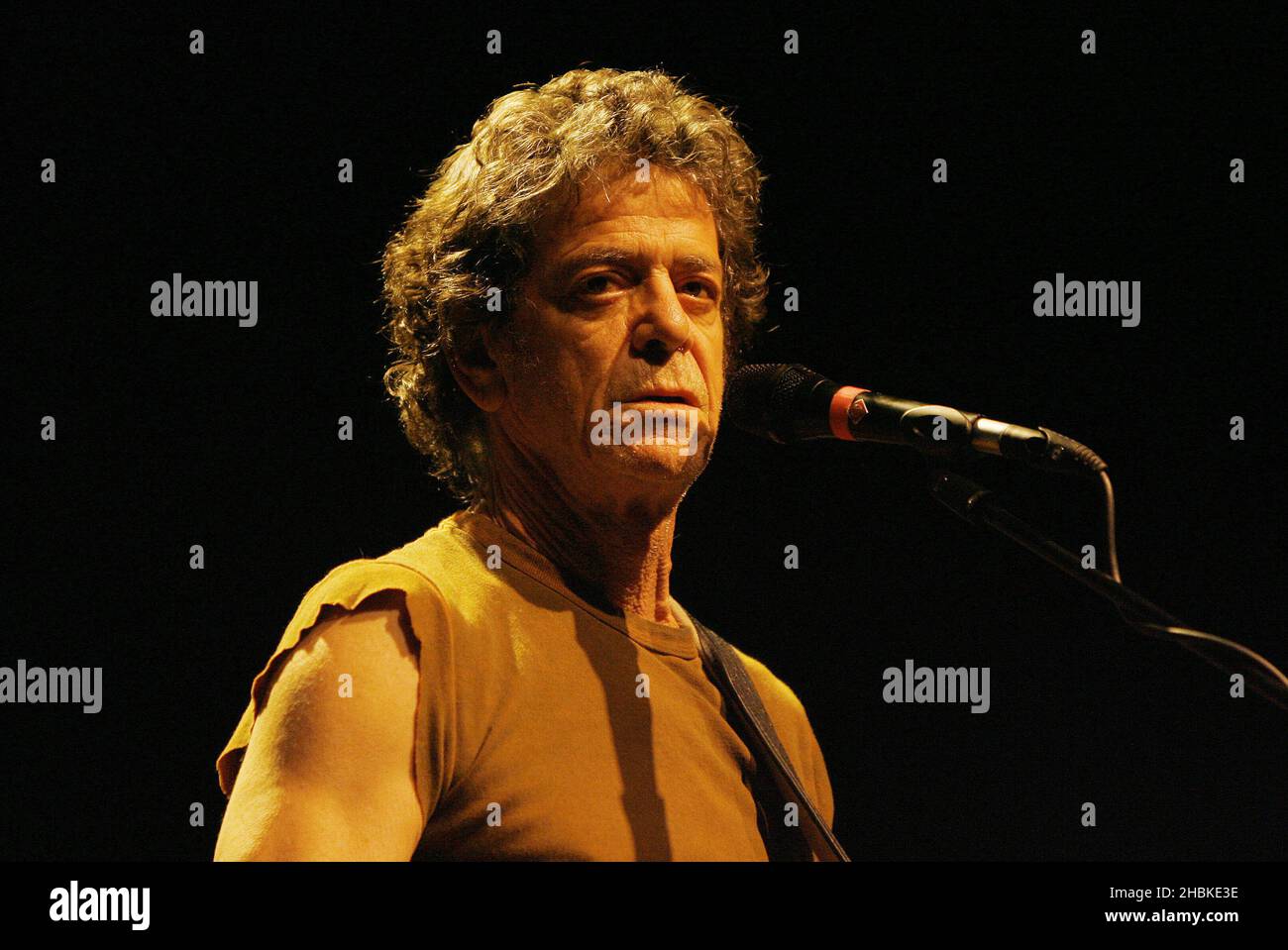 Lou Reed in concert at the Royal Albert Hall in London Stock Photo - Alamy