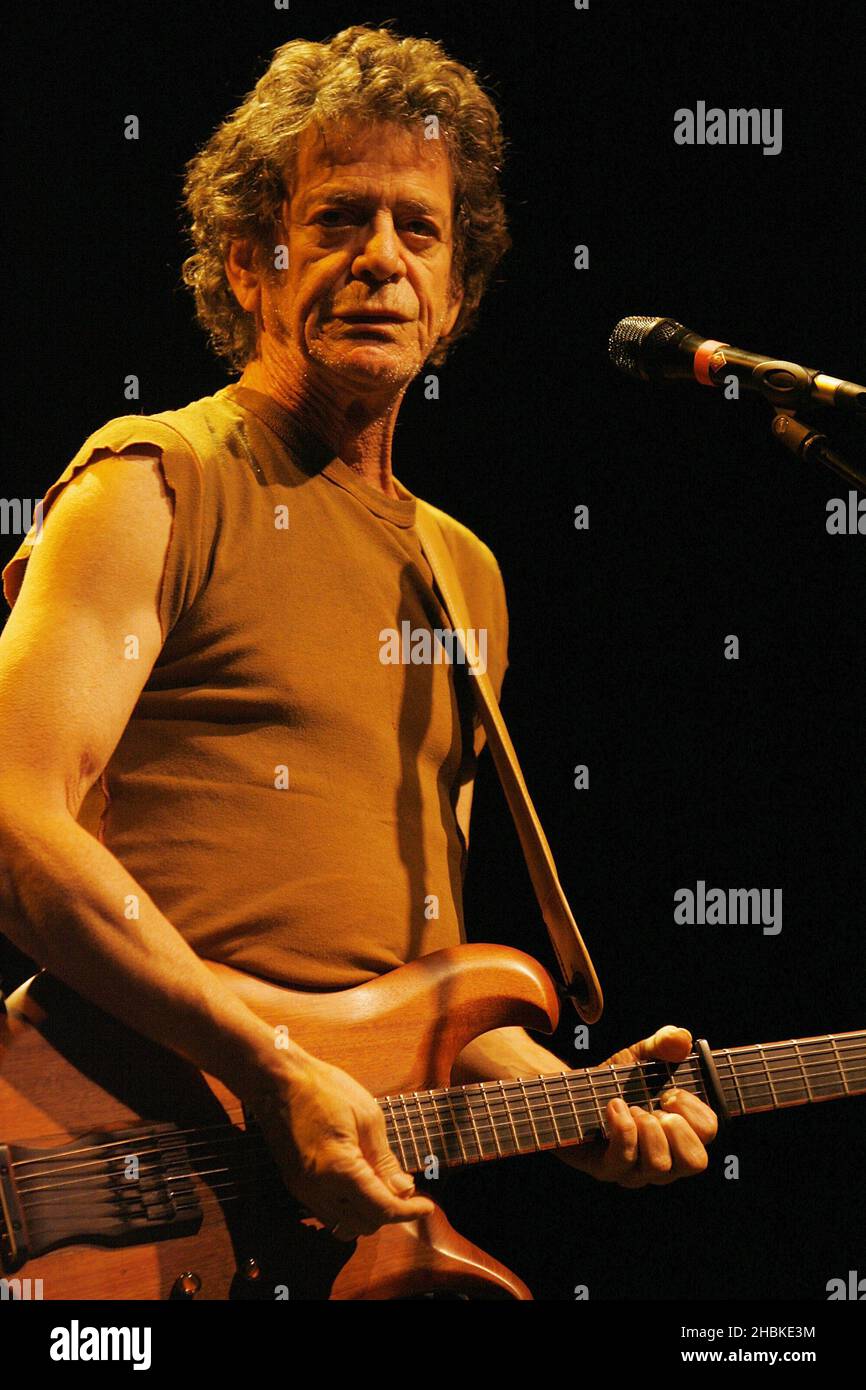 Lou Reed in concert at the Royal Albert Hall in London Stock Photo - Alamy