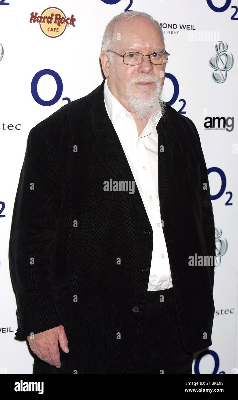 Peter Blake at the O2 Silver Clef Awards held in the Hilton Hotel ...