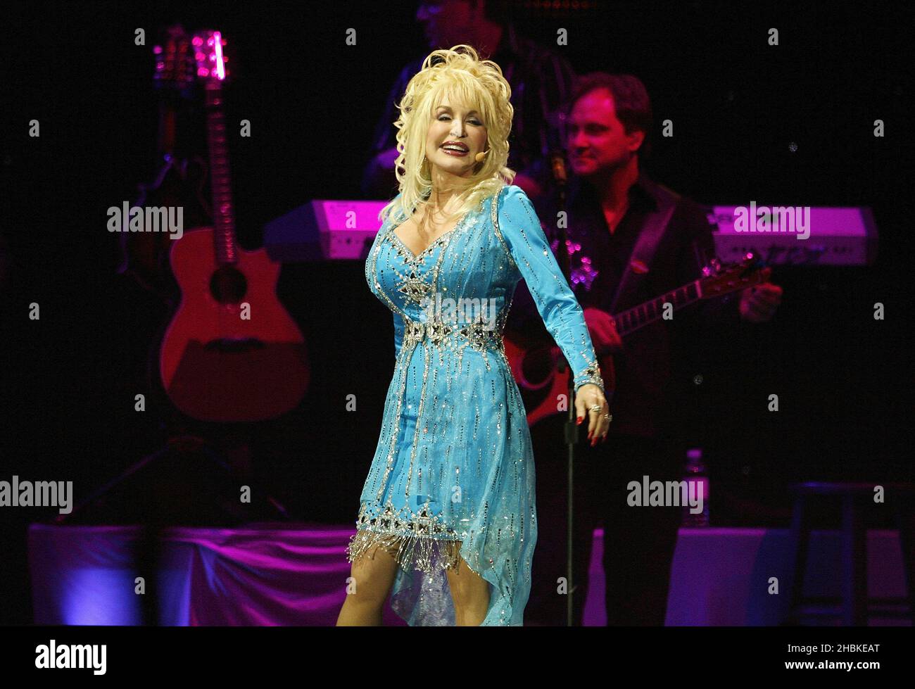 Dolly Parton performs live in concert at the O2 arena, London Stock ...