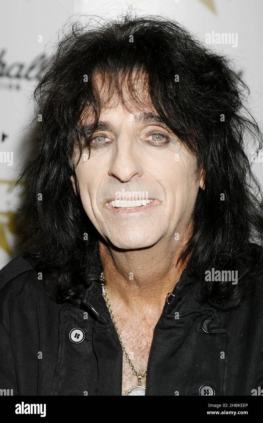 Alice Cooper attends the launch of the Classic Rock Magazine Roll of ...