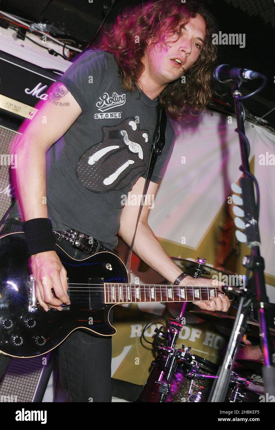 Rock band the Stone Gods perform during the launch of the Classic Rock ...