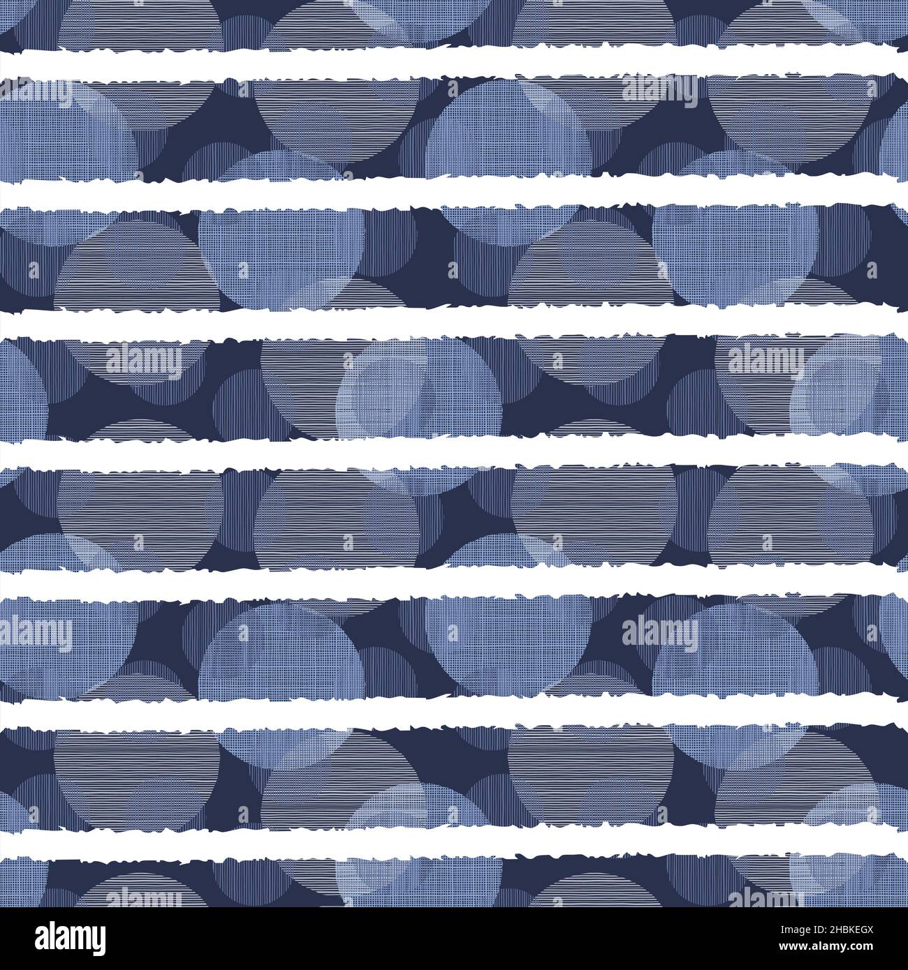 Blue Seamless Abstract Geometric Repeat Pattern Background with White ...
