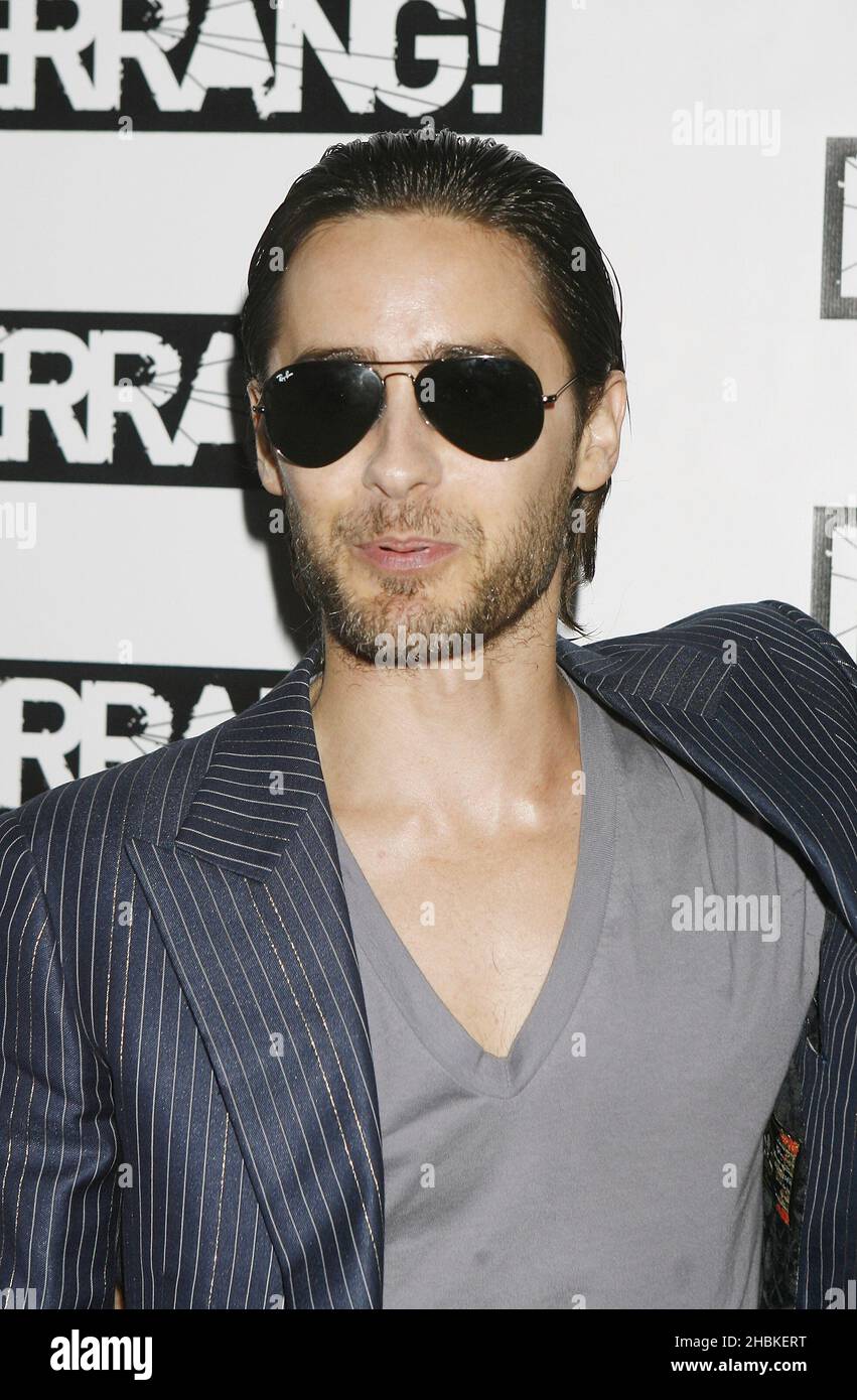 Jared Leto of 30 Seconds to Mars arrives for the Kerrang Awards, at the ...
