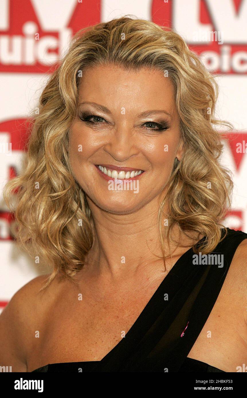Gillian Taylforth arrives for the TV Quick and TV Choice awards 2008 ...