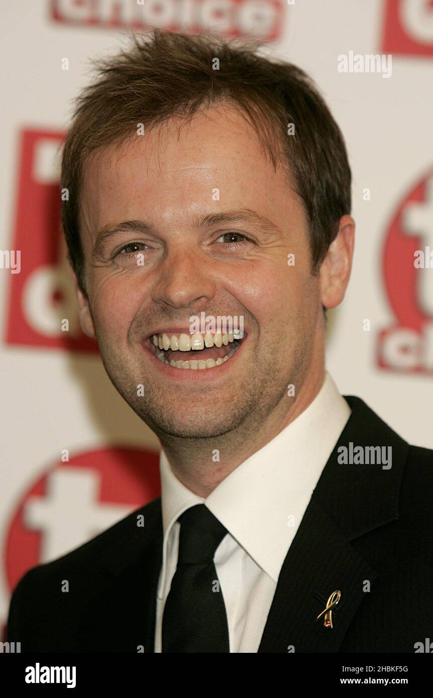 Declan Donnelly arrives for the TV Quick and TV Choice awards 2008, at ...
