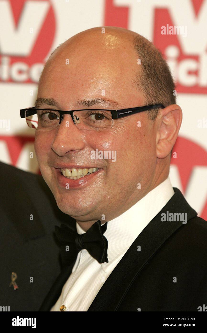 Neil Sinclair arrives for the TV Quick and TV Choice awards 2008, at The Dorchester, Park Lane ...