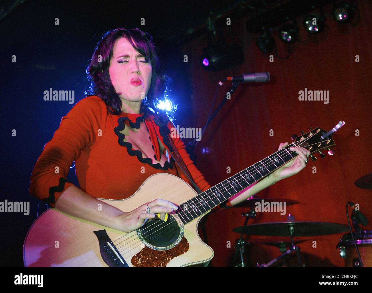 Katy Perry performs at the Water Rats in London Stock Photo - Alamy