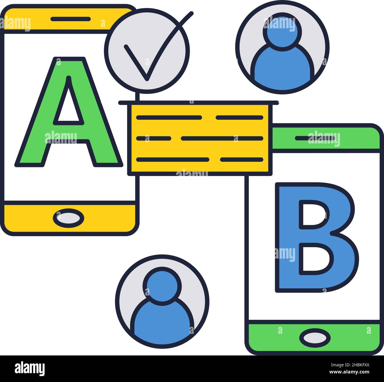 Usability testing icon vector app user interface Stock Vector Image ...