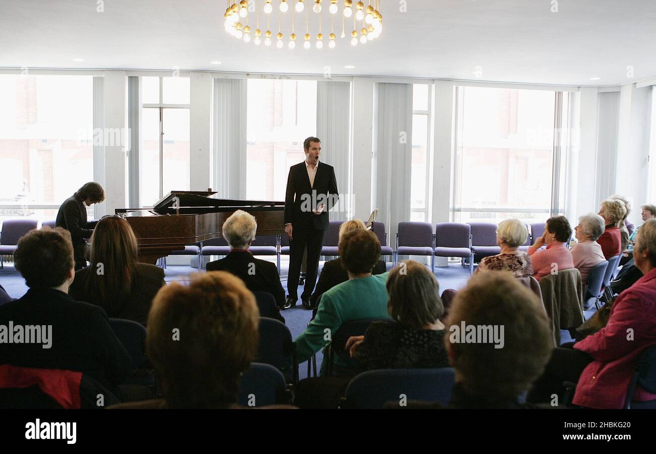 Andrew Baines, dentist turned Opera Singer performs for the ladies of ...