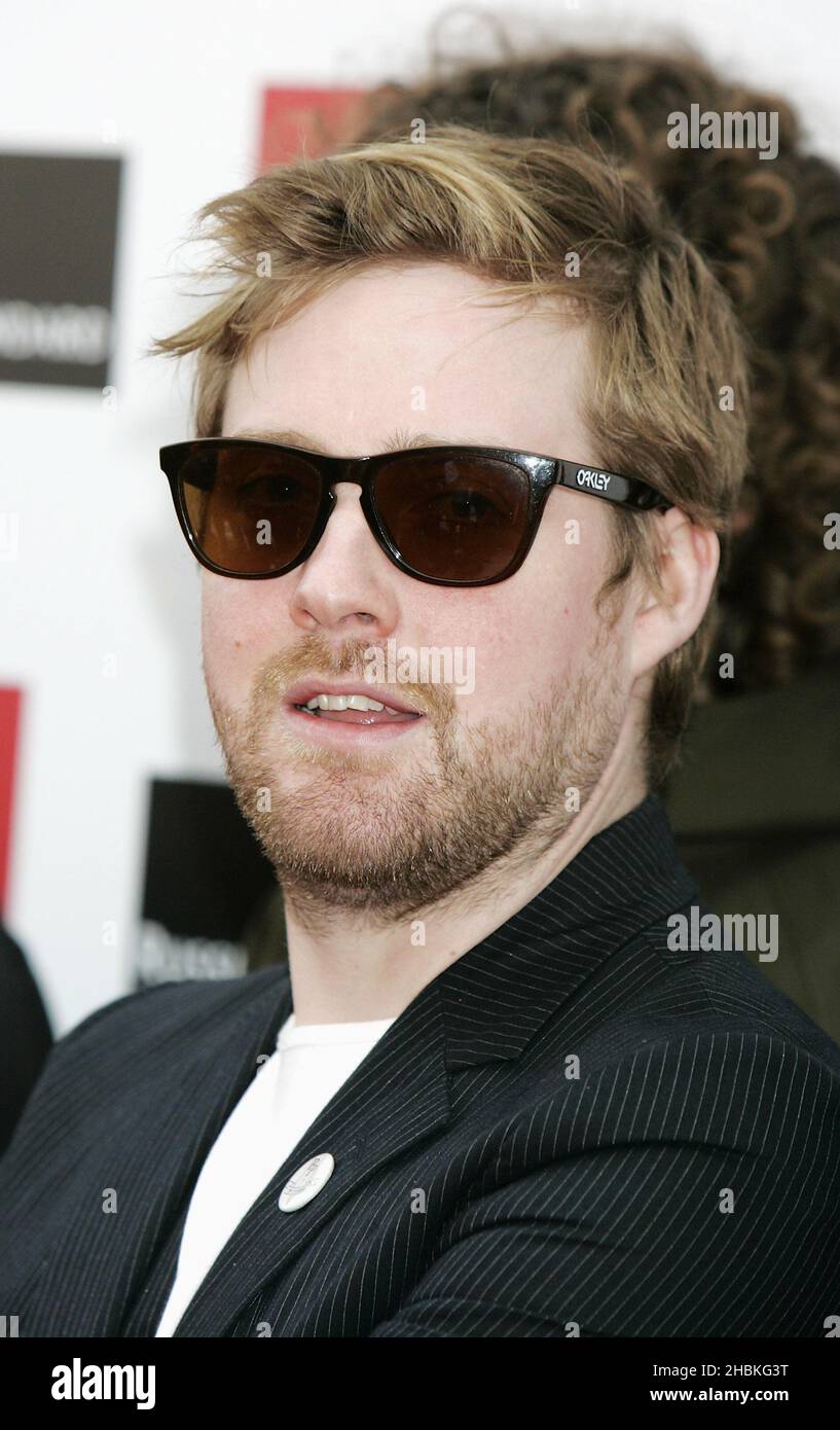 Ricky Wilson of Kaiser Chief arrives at the Q Awards at Grosvenor House ...