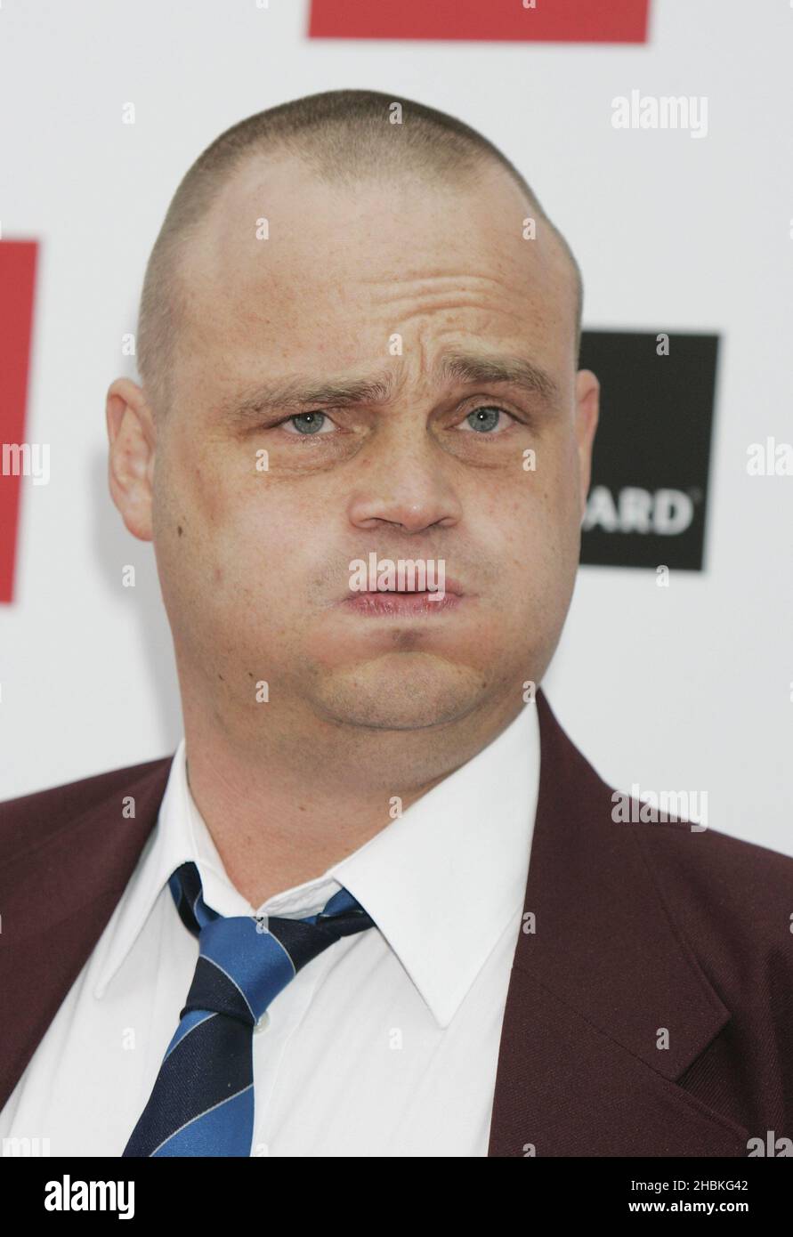 Al Murray arrives at the Q Awards at Grosvenor House Hotel, London ...