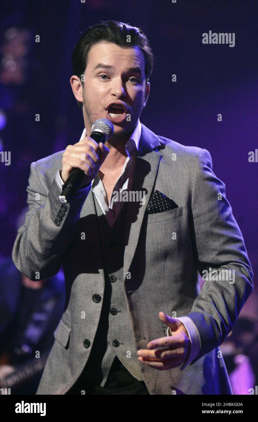 Stephen Gately of Boyzone performs at the BBC Electric Proms 2008 ...