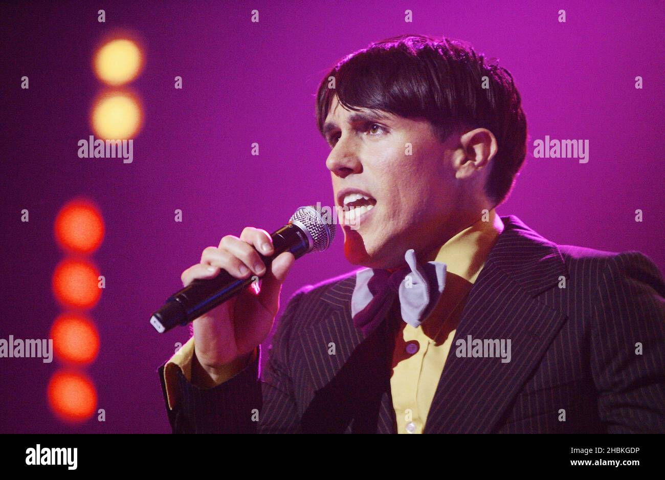 Sam Sparrow performs at the BBC Electric Proms 2008 - Saturday Night ...