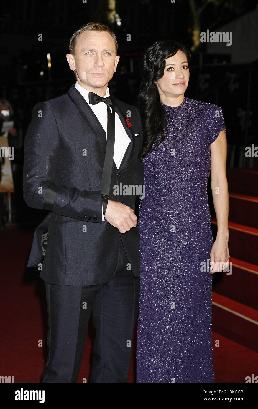 Daniel Craig and Satsuki Mitchell arrive for the world premiere of ...
