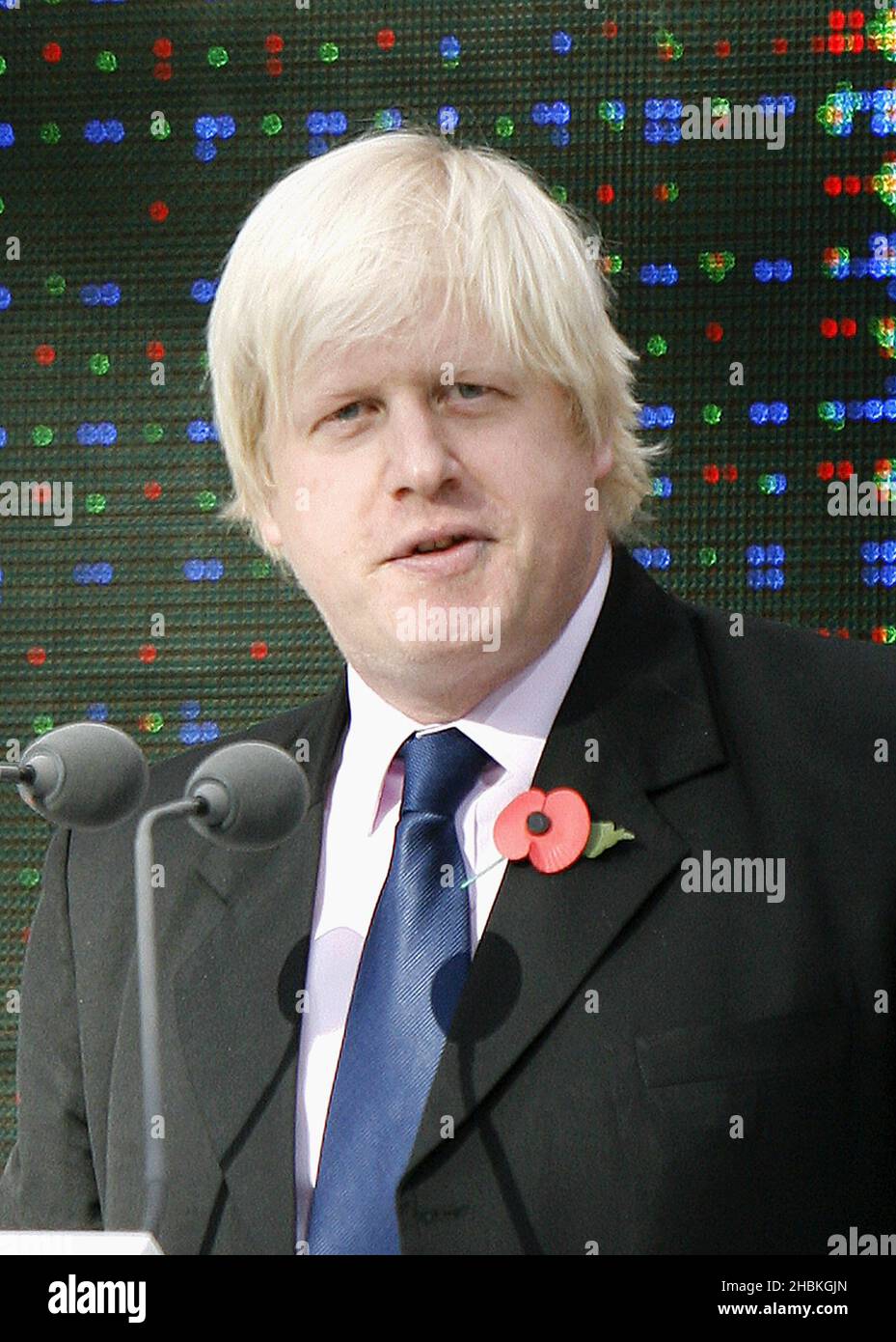 Boris johnson at the opening of the westfield shopping centre hi-res ...