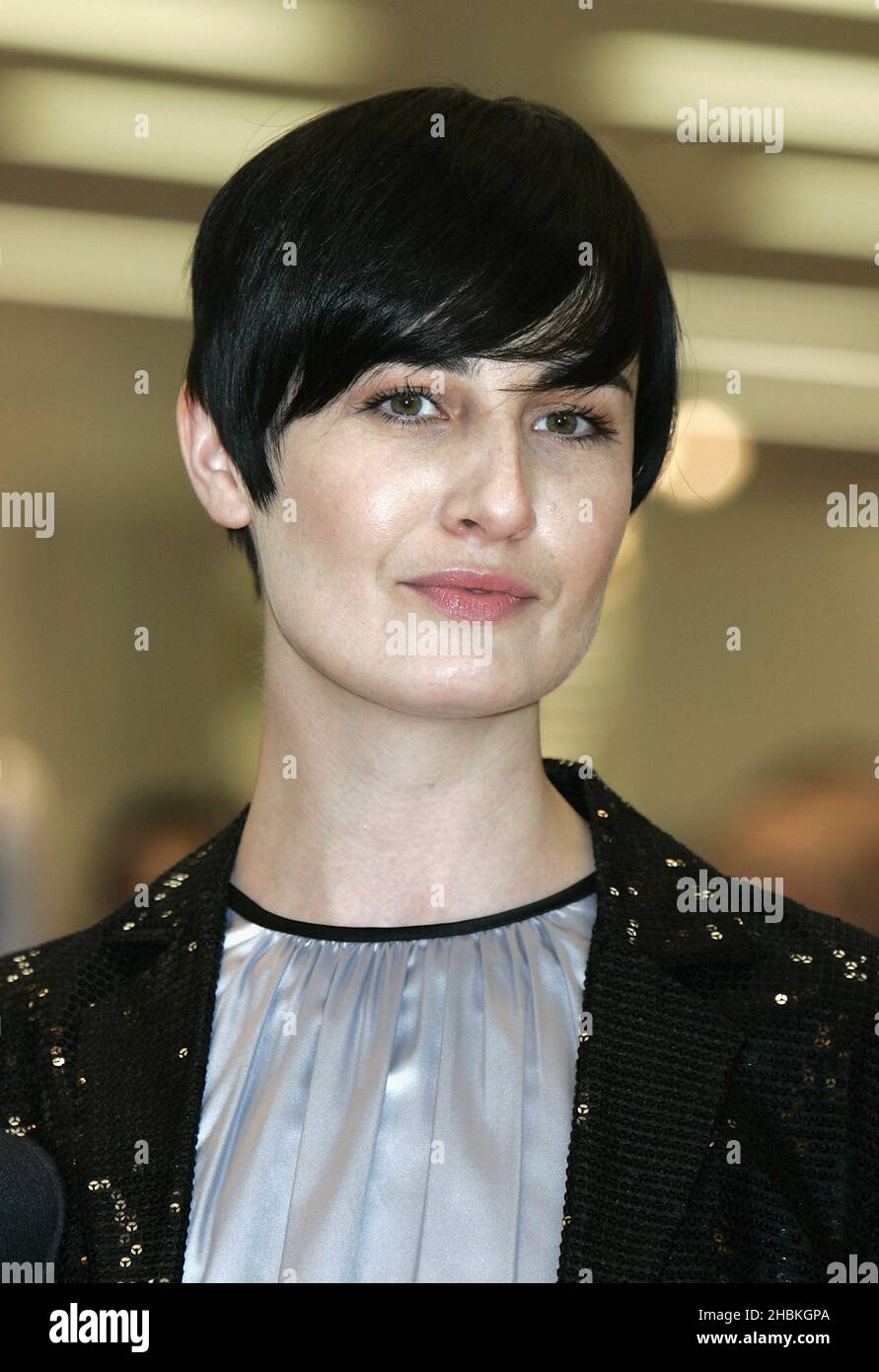Erin O'Connor at the opening of the Westfield Shopping Centre, White ...