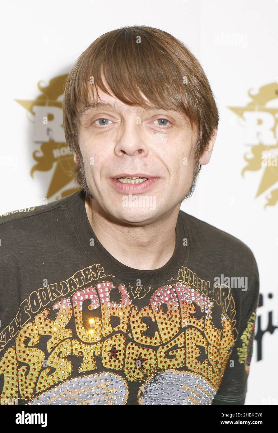Mani of Primal Scream at the Classic Rock Roll of Honours Awards at the ...