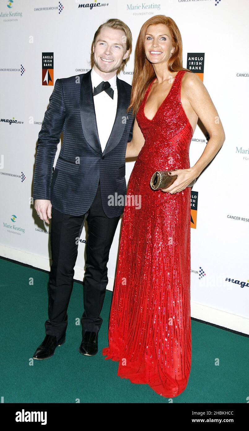 Host of the event, Ronan Keating and wife Yvonne arrives for his ...