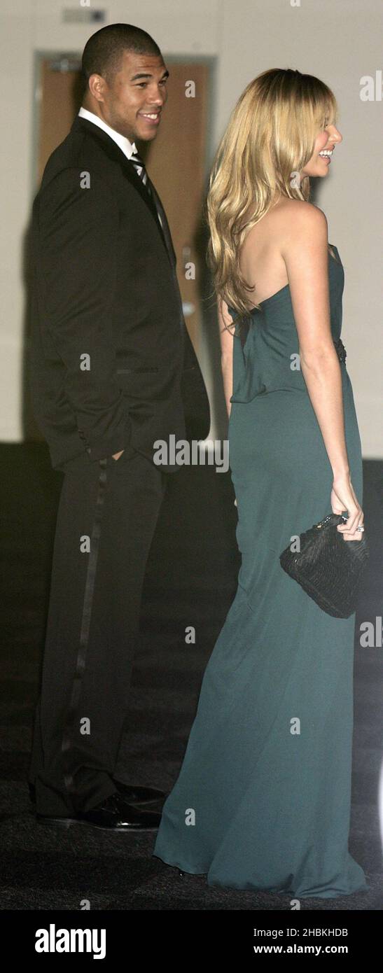 Nadine Coyle of Girls Aloud and partner US Footballer Jason Bell of New ...