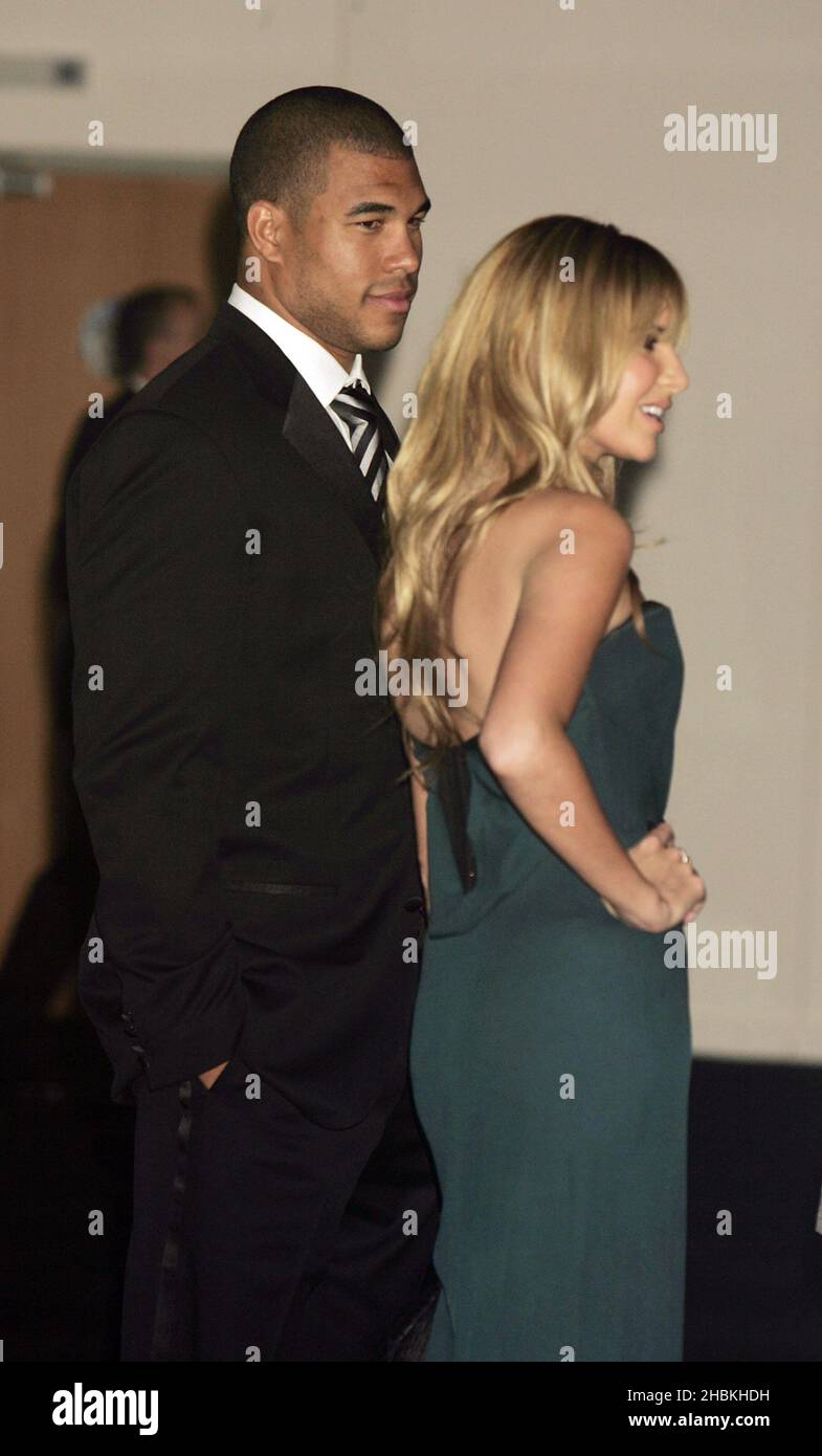 Nadine Coyle of Girls Aloud and partner US Footballer Jason Bell of New ...