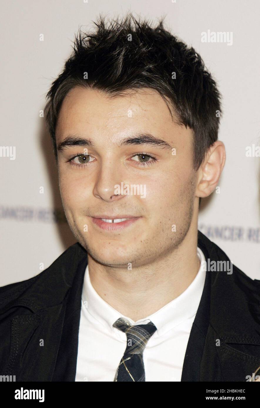 Leon Jackson arrives at Ronan Keating's Emeralds & Ivy Ball for Cancer ...