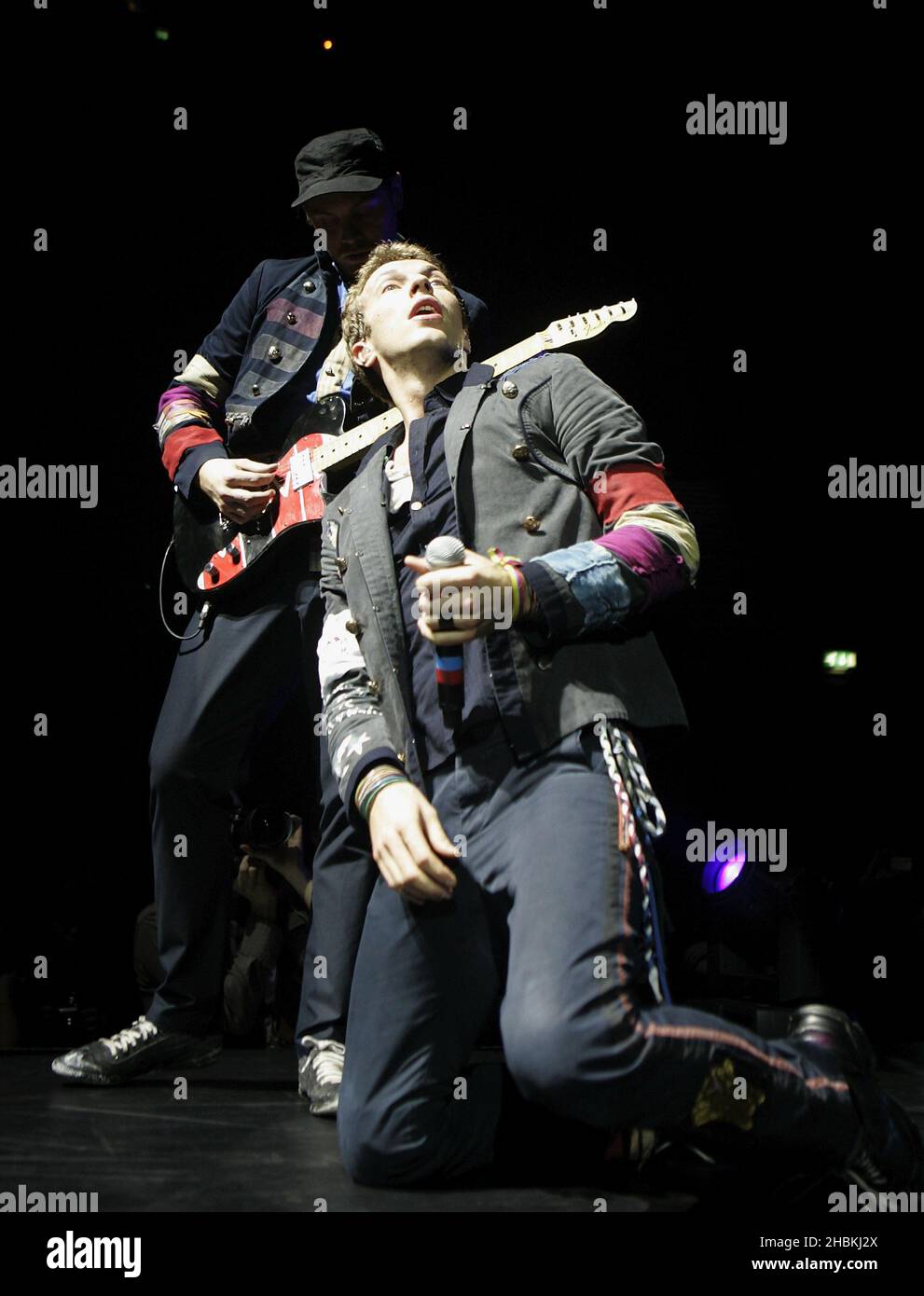 Coldplay perform in concert at 02 Arena, London Stock Photo - Alamy