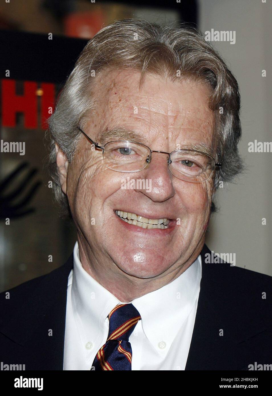 Jerry Springer at a photocall to announce his stage debut as Billy ...