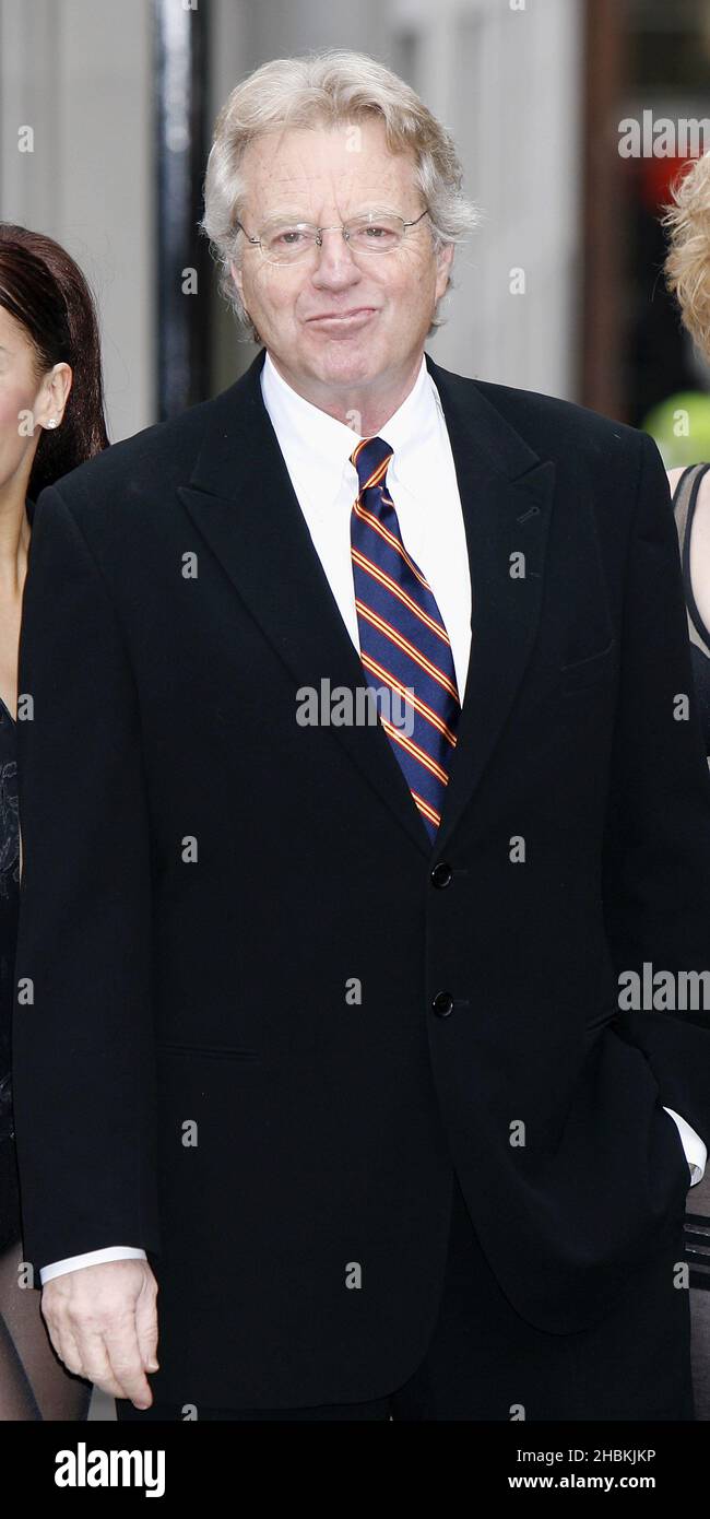 Jerry Springer at a photocall to announce his stage debut as Billy ...