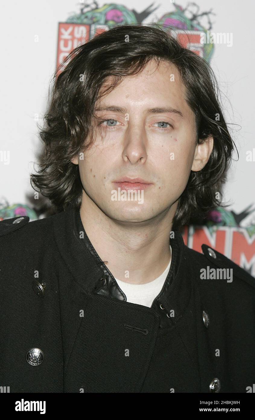 Carl Barat of Dirty Pretty Things arrives at the NME Awards at the 02 ...