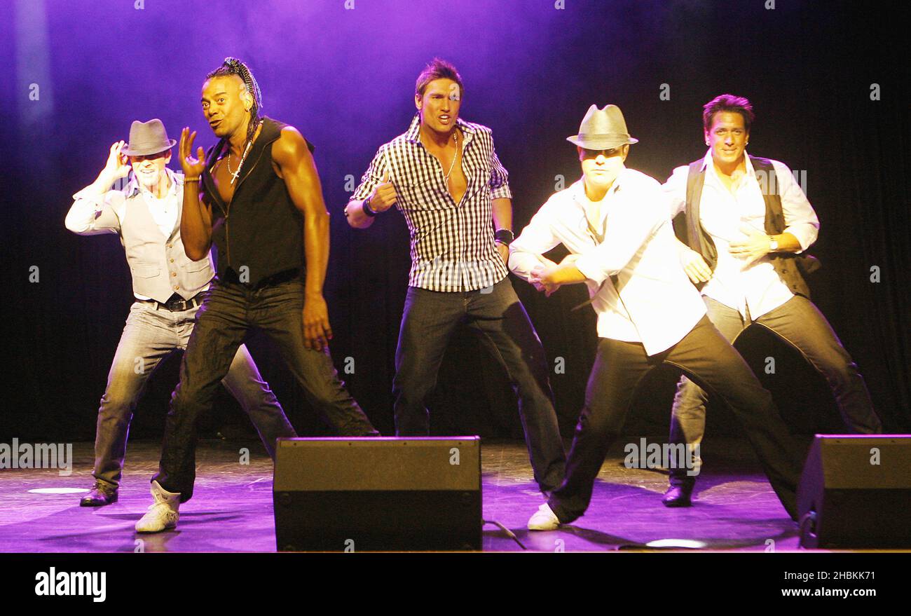 The new Chippendale Troup, Here Come The Boys attend a photocall to ...
