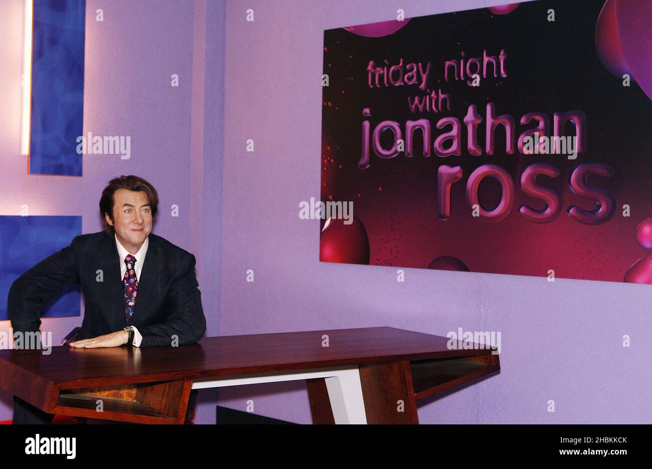 A waxwork of TV presenter Jonathan Ross is unveiled at Madame Tussauds ...