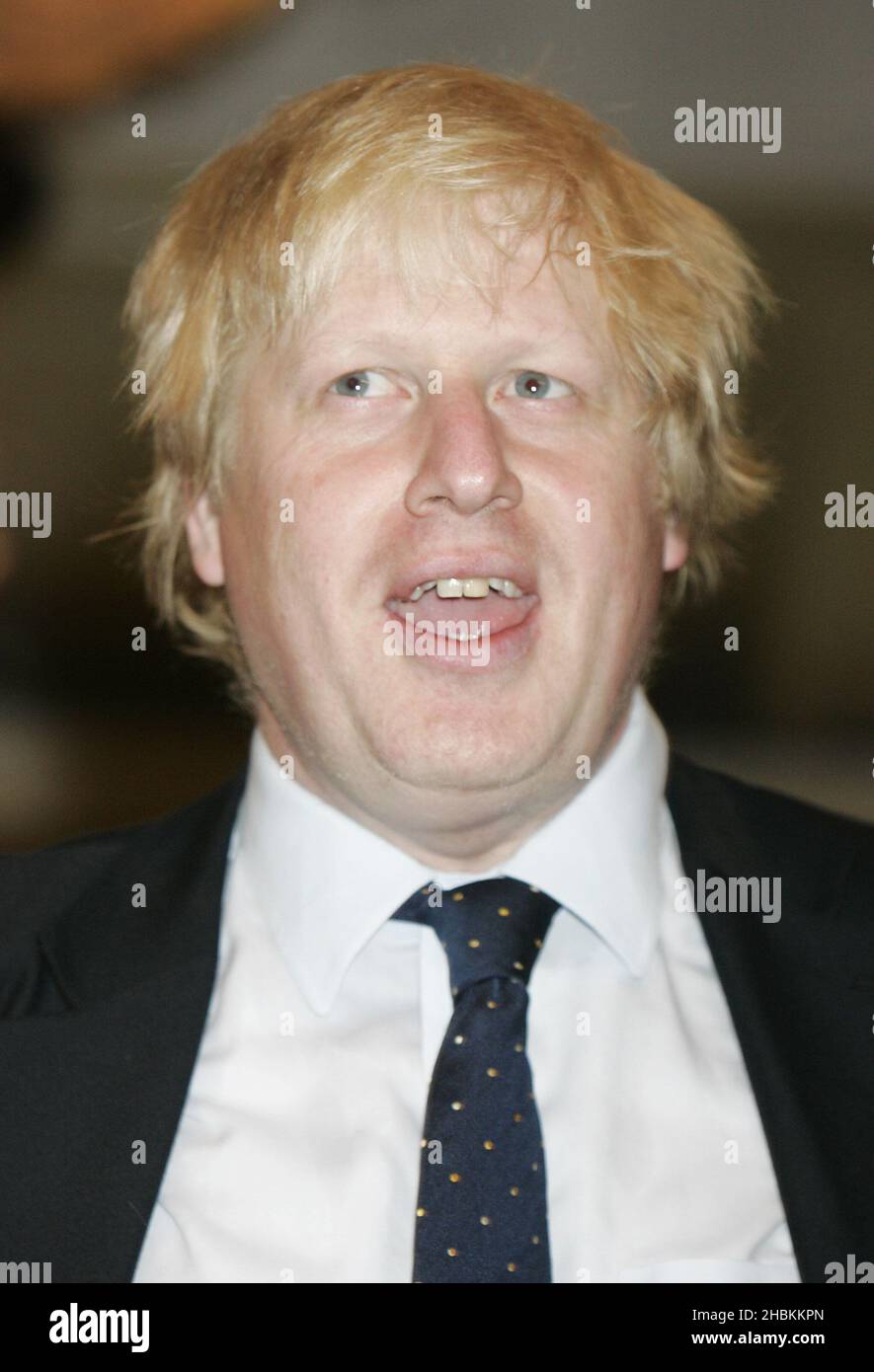 Boris Johnson poses with his wax model at Madame Tussauds in London ...