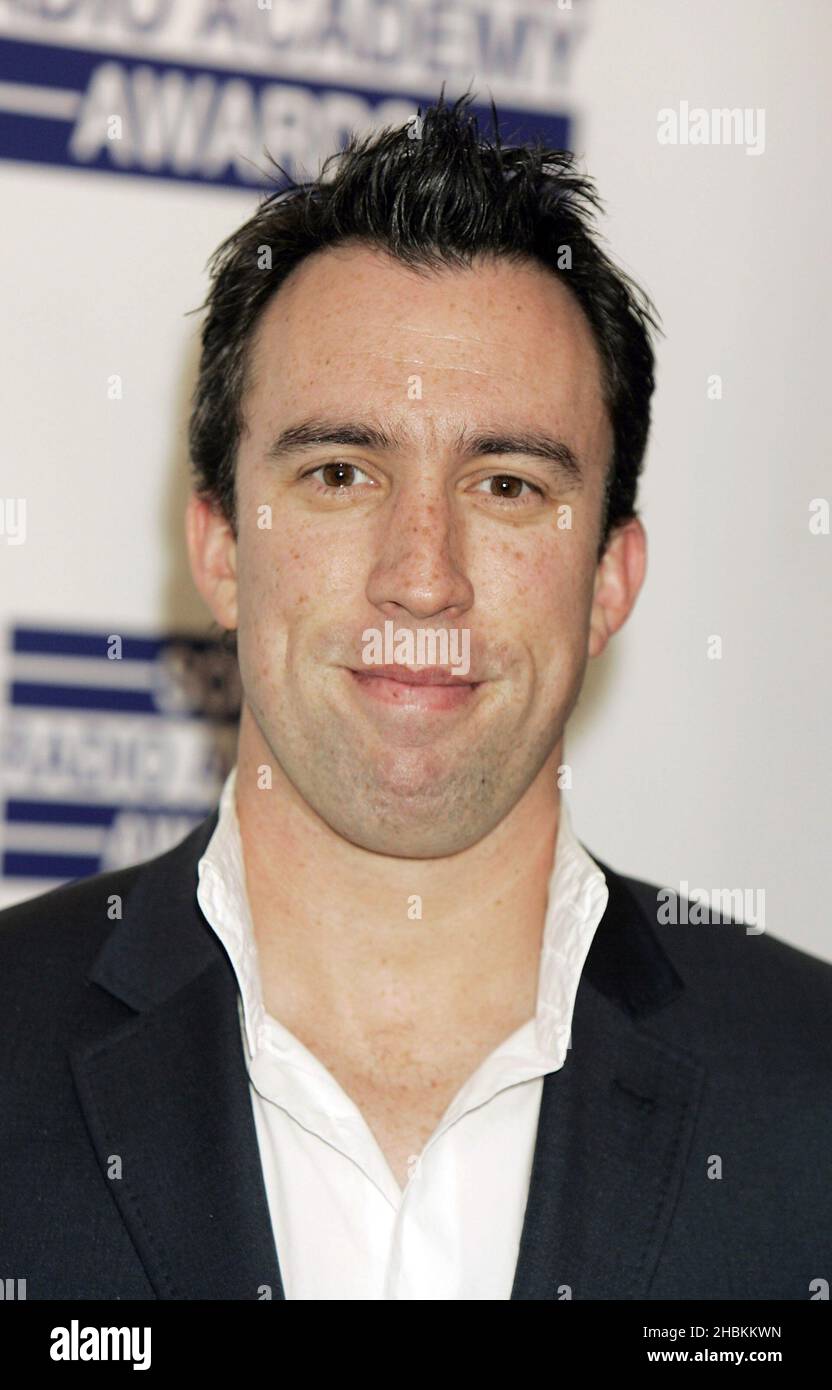 Christian O'Connell at the Sony Radio Academy Awards at Grosvenor House ...