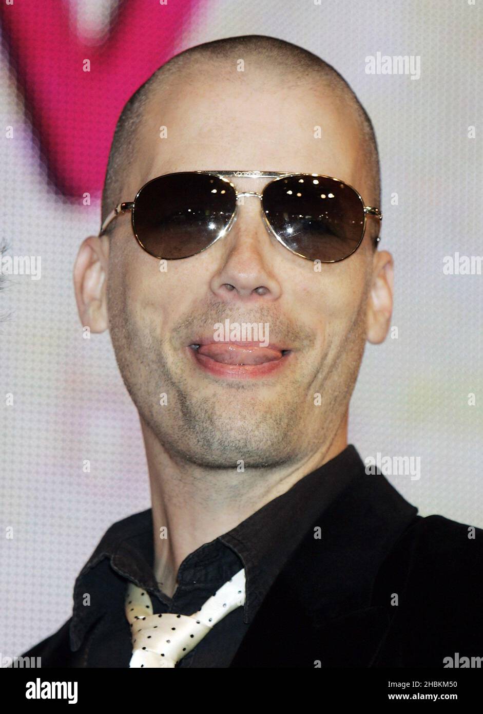 Brian Delaney of The New York Dolls poses at an instore signing at HMV ...