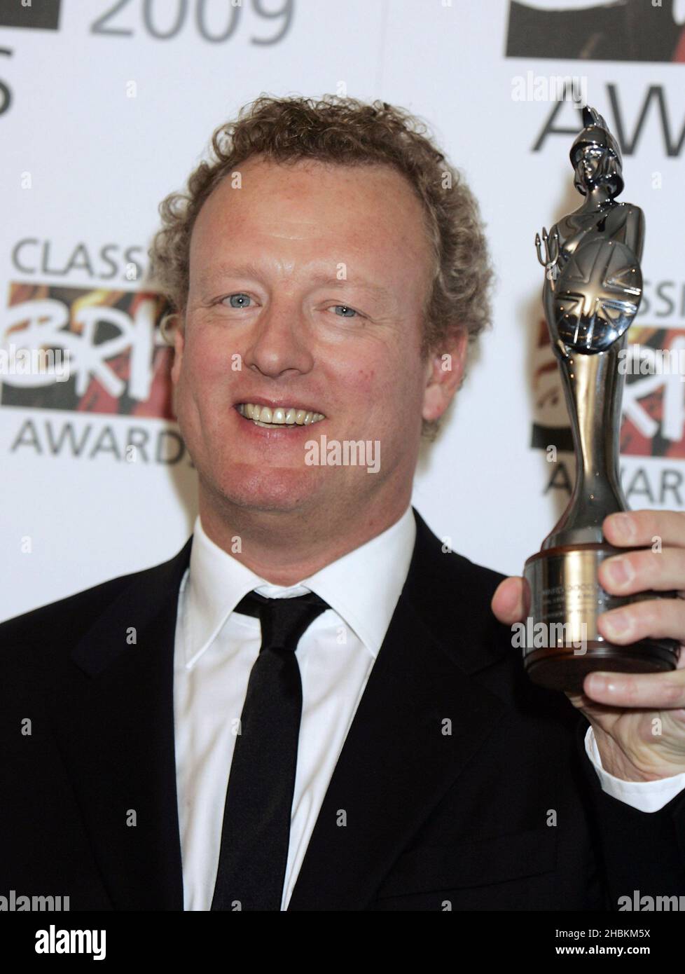 Howard Goodall in the press room during the Classical Brit Awards, at ...