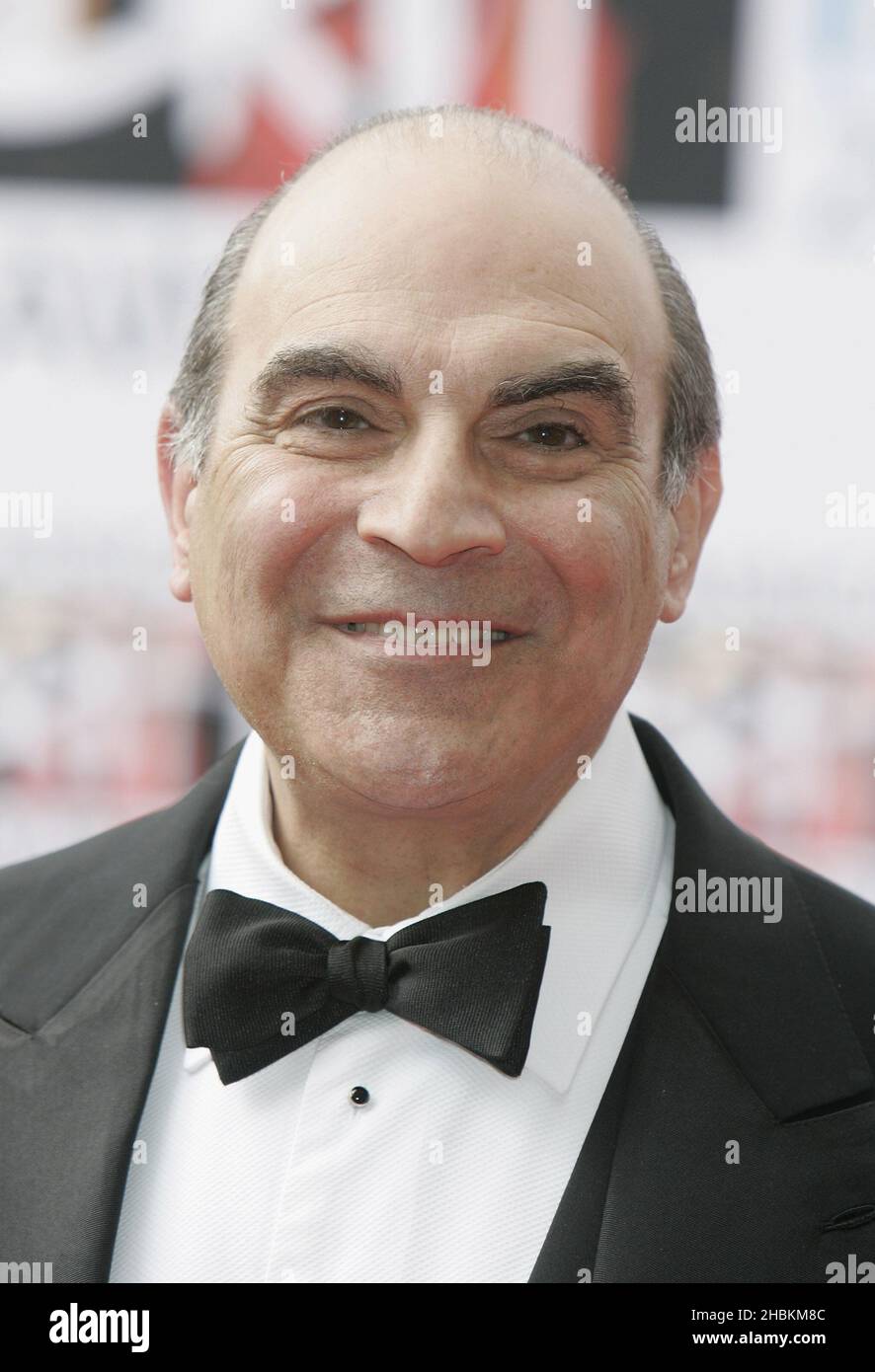 David Suchet arrives at the Classical Brit Awards at the Royal Albert ...