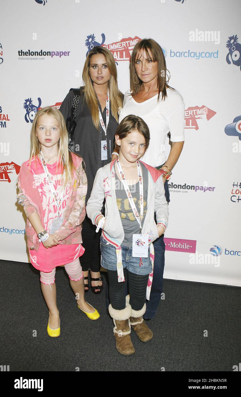 Sarah Barrand and Meg Mathews and Ana Gallagher at the Capital 95.8 ...