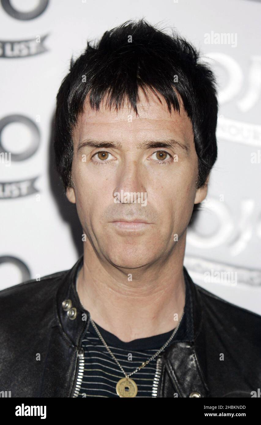 Johnny Marr arrives at the MOJO Awards at The Brewery in London Stock ...