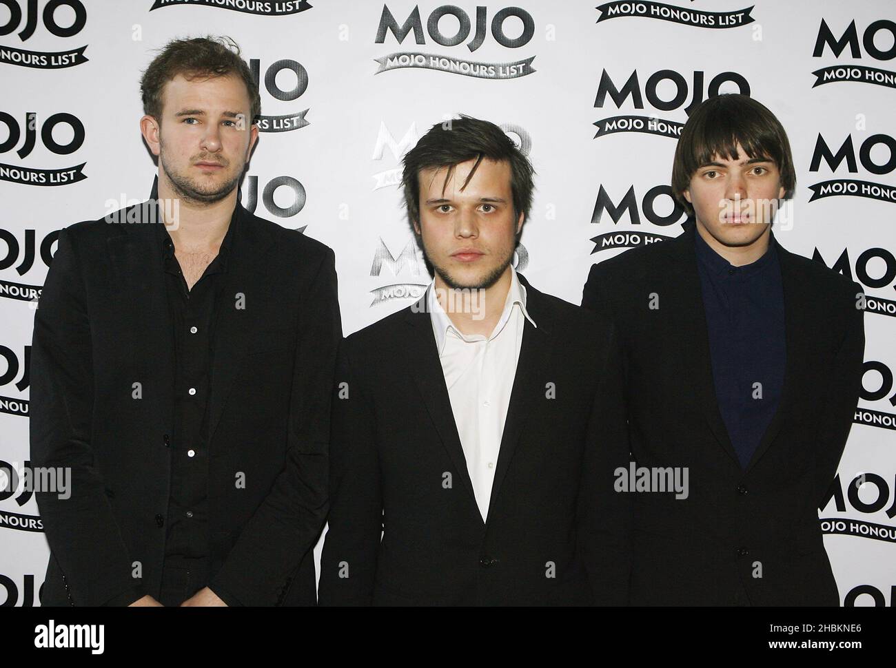 The White Lies arrives at the MOJO Awards at The Brewery in London ...