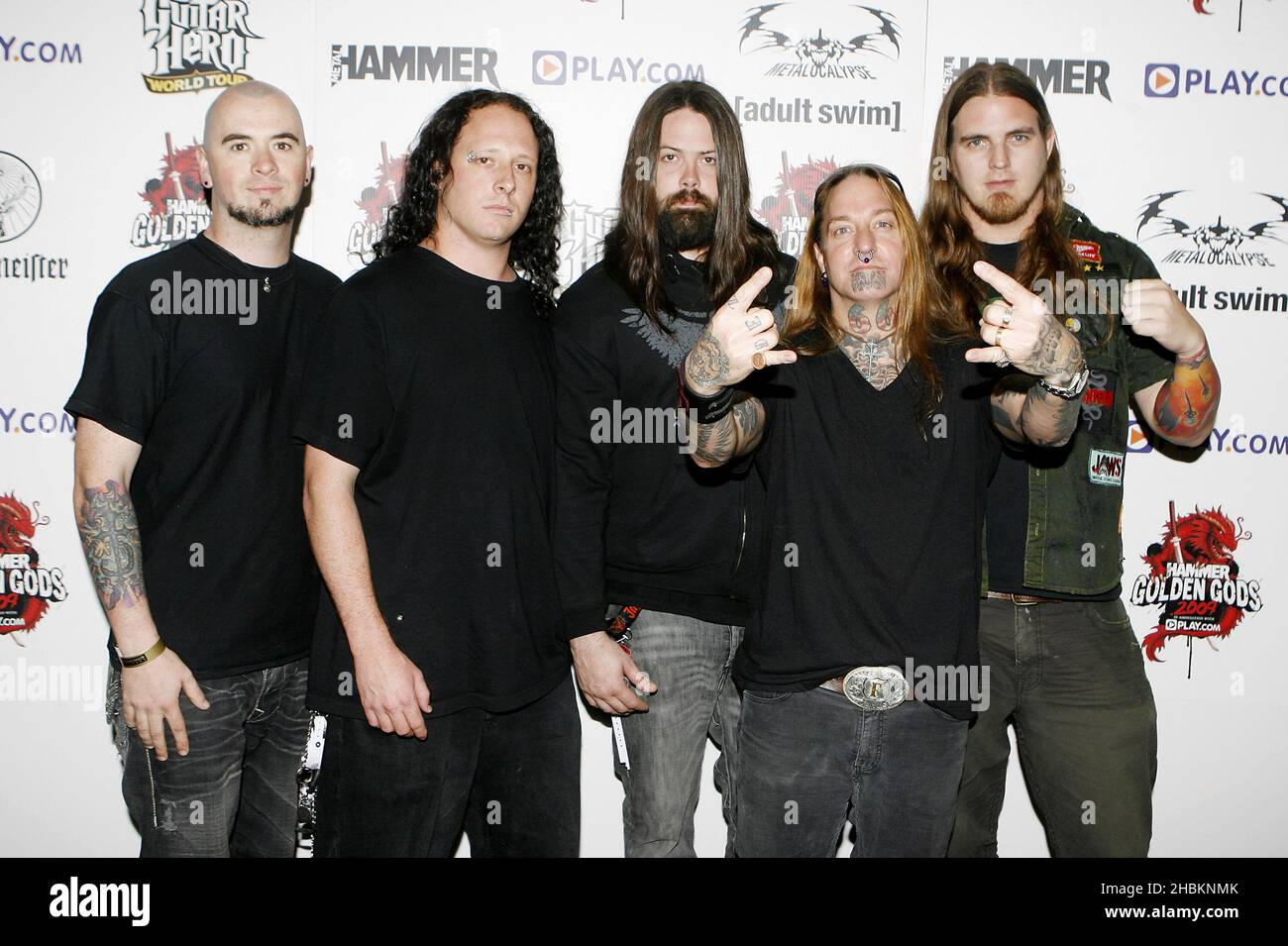 Devildriver arrive at the Metal Hammer Golden God Awards at the Indigo ...