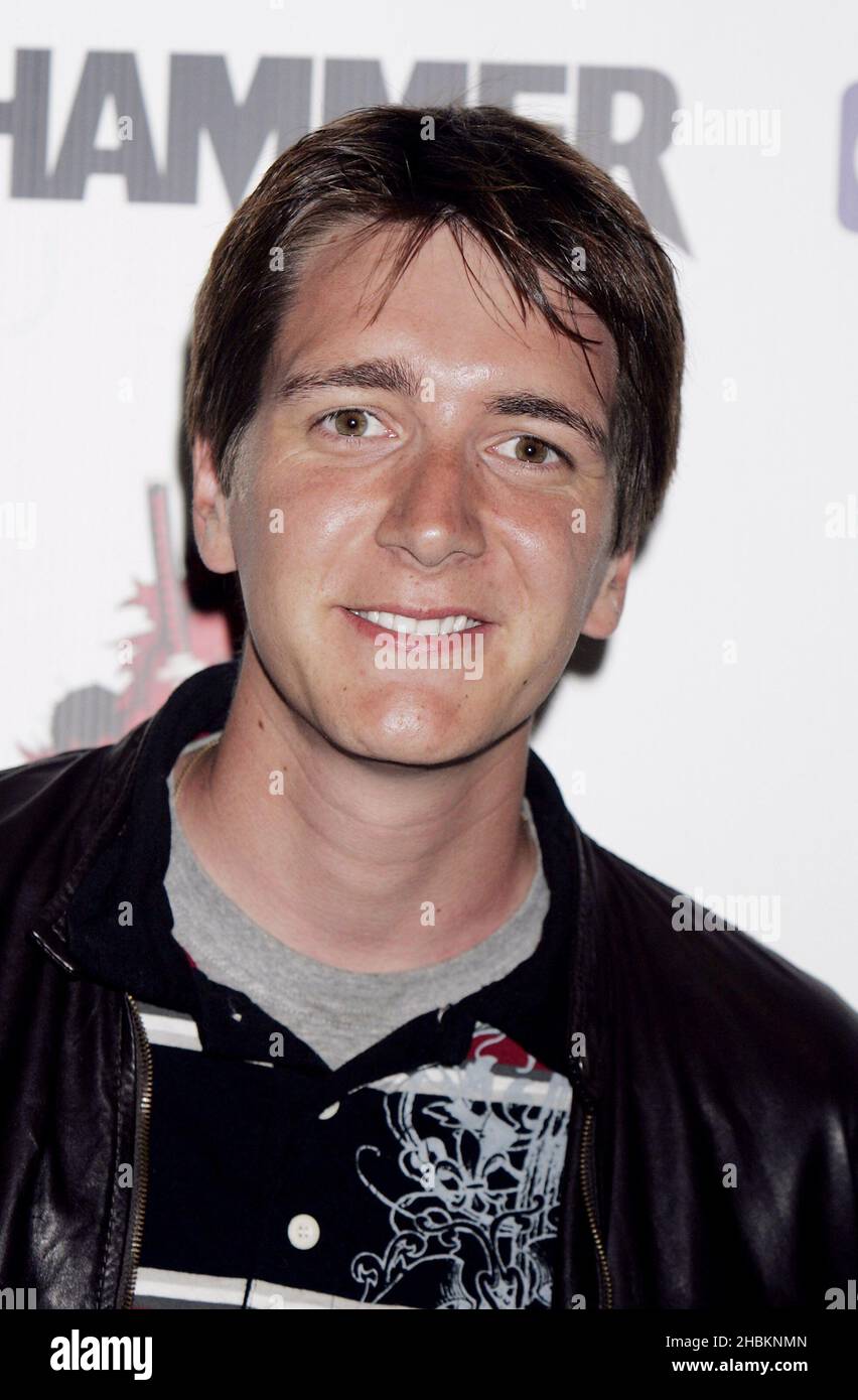 Brandon Novak arrives at the Metal Hammer Golden God Awards at the ...