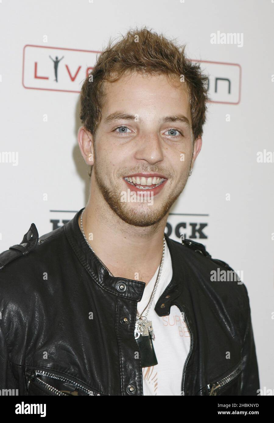 James Morrison poses backstage at Hard Rock Calling, on the day three ...