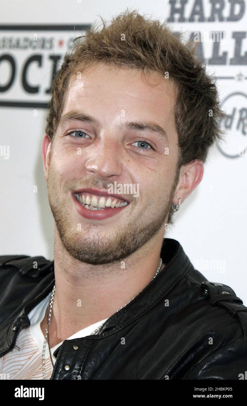 James Morrison poses backstage at Hard Rock Calling, on the day three ...