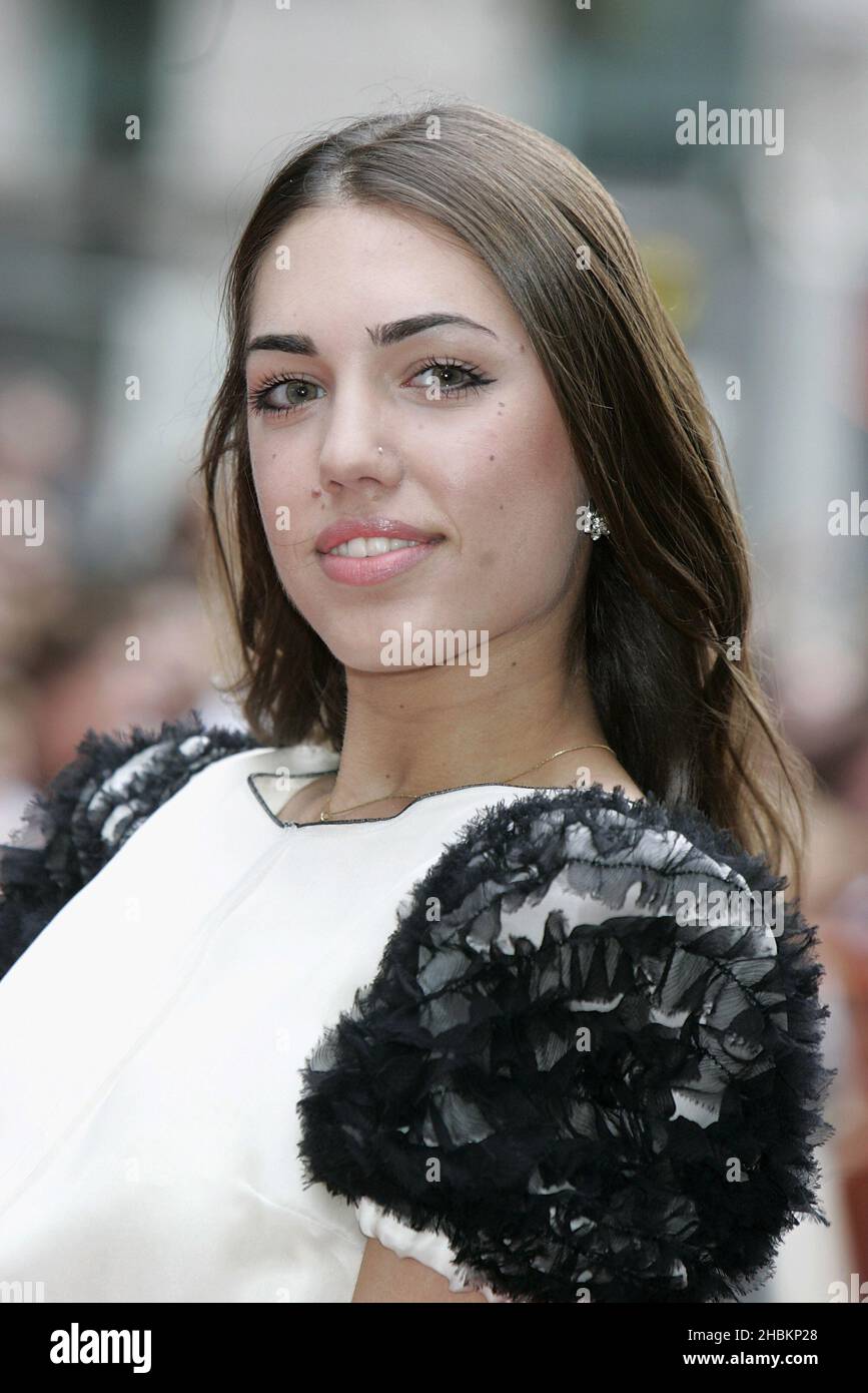 Amber Le Bon arriving for the European premiere of Public Enemies at ...