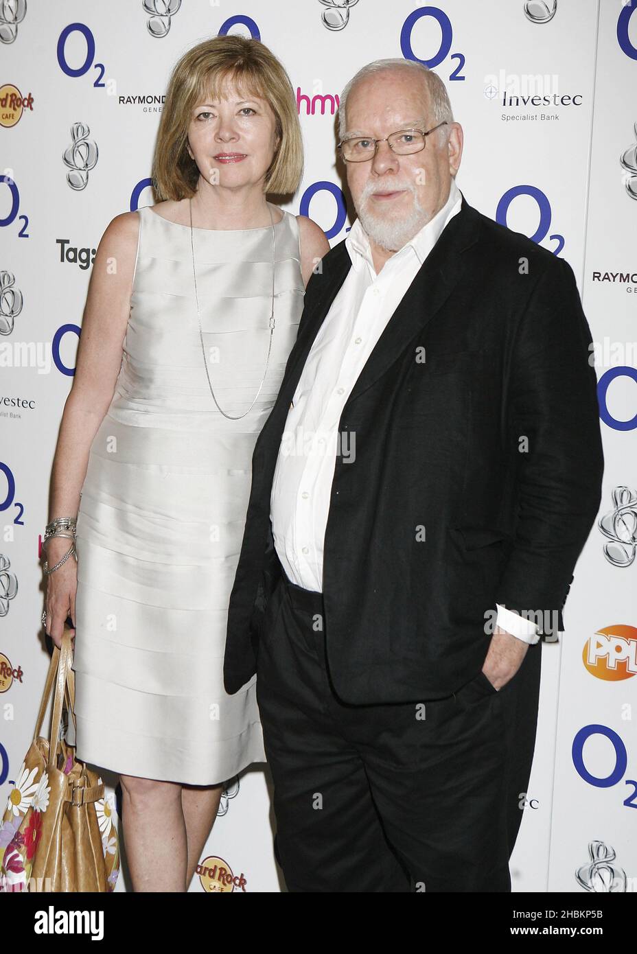 Sir Peter Blake and his wife Chrissy arrive at The Silver Clef Awards ...