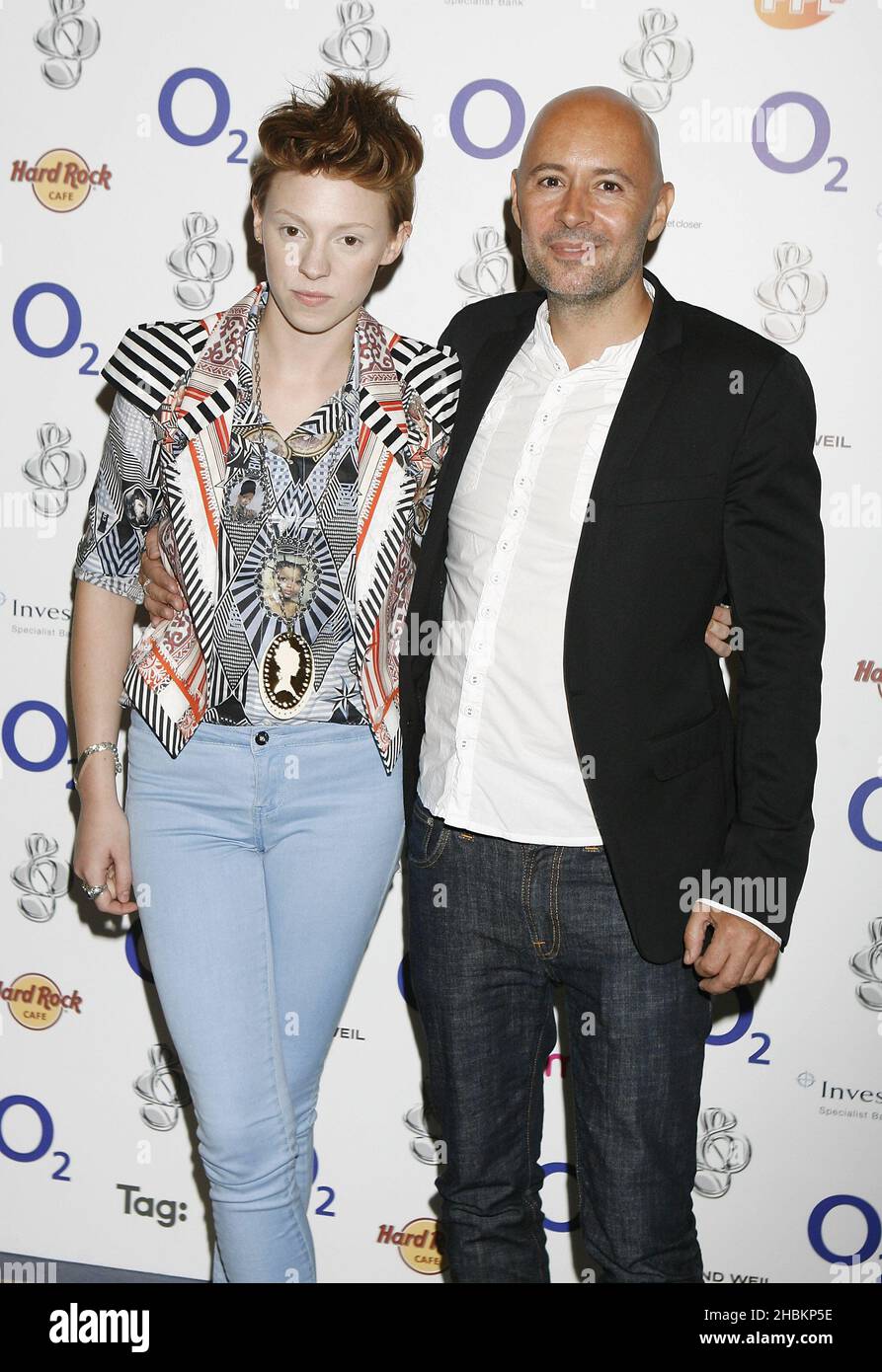 Elly Jackson of La Roux arrives at the O2 Silver Clef Awards at the ...