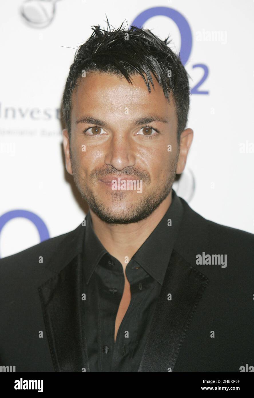 Peter Andre arrives at the Nordoff Robbins O2 Silver Clef Awards at the ...