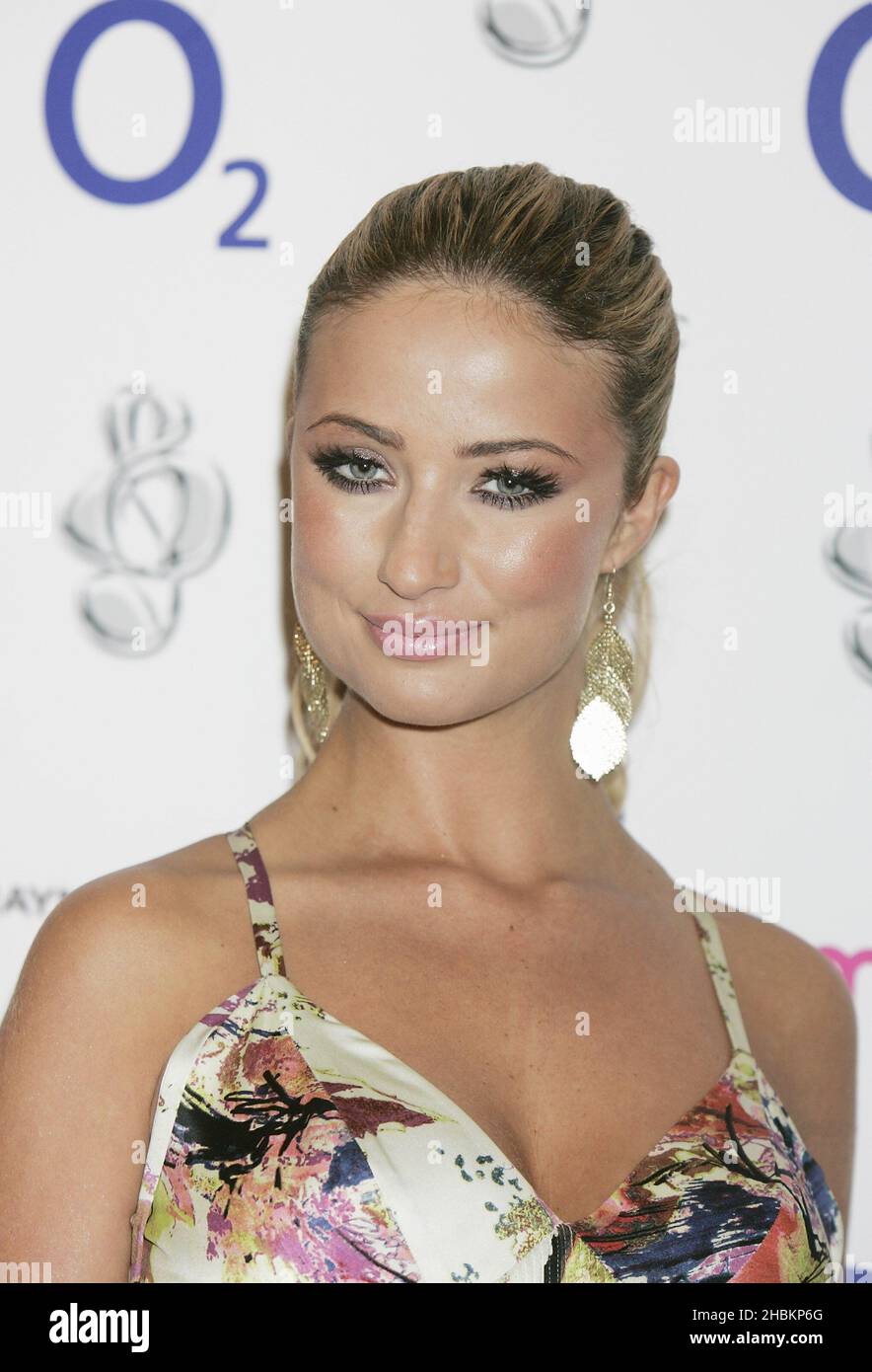 Chantelle arrives at the Nordoff Robbins O2 Silver Clef Awards at the ...